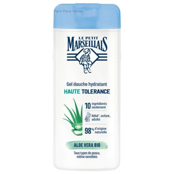 Le Petit Marseillais シャワージェル アロエベラ Gel Douche Hydratant Haute Tolerance Aloe Vera Bio 400mlは、日常のシャワータイムを特別なひとときに変えるボディウォ...