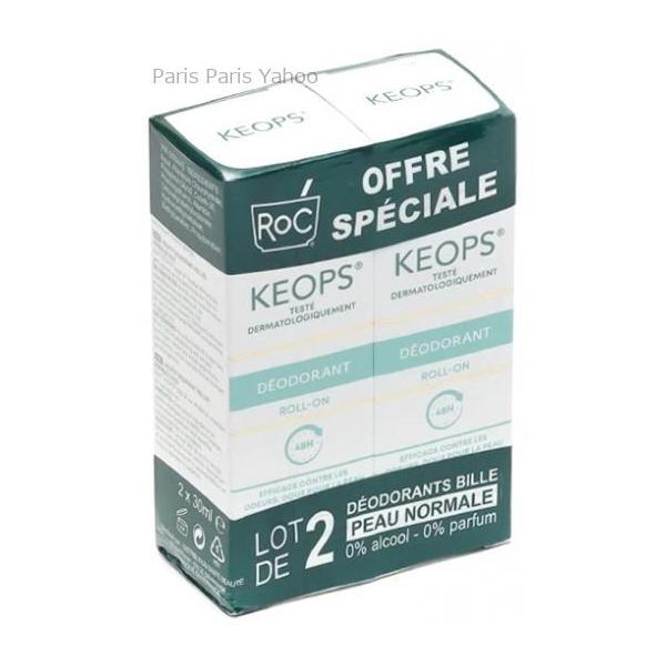 RoC Keops 48H ロールオンデオドラント 2 x 30 ml は、すっきりと快適な使い心地のロールオンタイプのデオドラントです。・さらっとした使用感で肌を心地よく保ちます。・さわやかな状態をキープしやすく、快適に過ごしたい方におす...