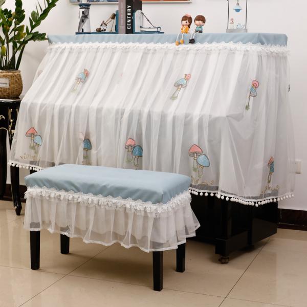 【素材】ポリエステル　【サイズ】 ピアノカバー 約横153*幅34*高さ80-85cm 国内外のアップライトピアノのフルカバーとしてご使用頂けます。ほとんどのサイズのピアノに適合します。【耐久性】丈夫で軽い素材で、洗いやすく、耐久性があり。...