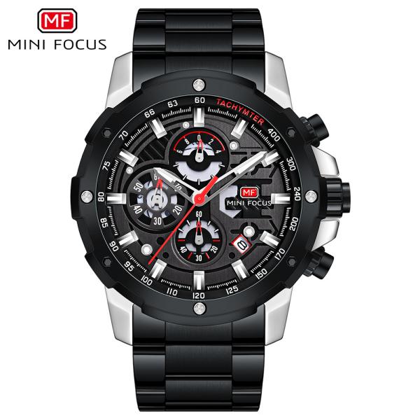 ●ムーブメント：クォーツ(電池式)●付属品：純正ケース・取扱説明書●素材：　ケース：ステンレス合金・ベルト：ステンレス・バックル：ステンレス・裏蓋：ステンレス●サイズ：●文字盤直径：約47mm (リューズ除く)●文字盤厚さ：約14.2mm●...