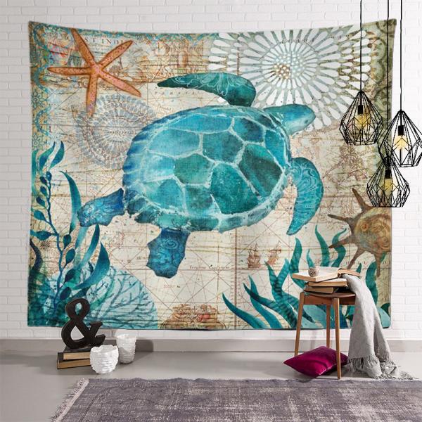 【材質】ポリエステル【サイズ】150cm*130cm、200*150cm【視覚インパクト】絵柄がおしゃれなデザインのタペストリーとして、プリントパターンはクリアで臨場感たっぷり溢れています。【多機能型】ホーム飾り、ウオールデコレーション、ビ...
