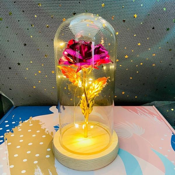 【サイズ】：直径11.5cmX高さ22cm【花材】：最高級の造花を使用しています（品質保証）　ポット：ガラス　 台座：ポリスチレン　 【LEDライト付き】：スイッチと電池交換は底面にあります、単四電池3本をご使用ください。単四電池は付きませ...