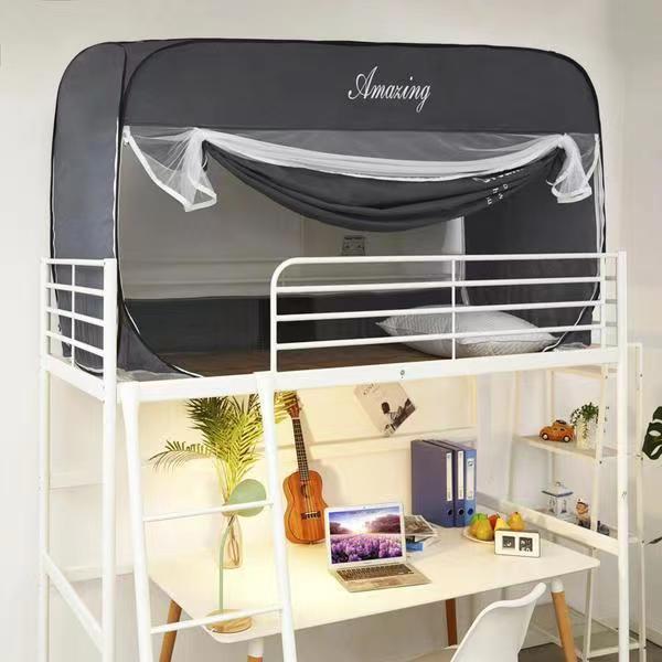 【カラー】第一枚画像通り【サイズ】長さ約190cｍ*幅約90cｍ*高さ約100cｍ（上段と下段ベッド通用）【素材】ポリエステル+ワイヤー。細かいネット素材が害虫の風や蚊の侵入を防ぎます。【ワンタッチ式蚊帳】自立タイプのワンタッチ式で、受け取...