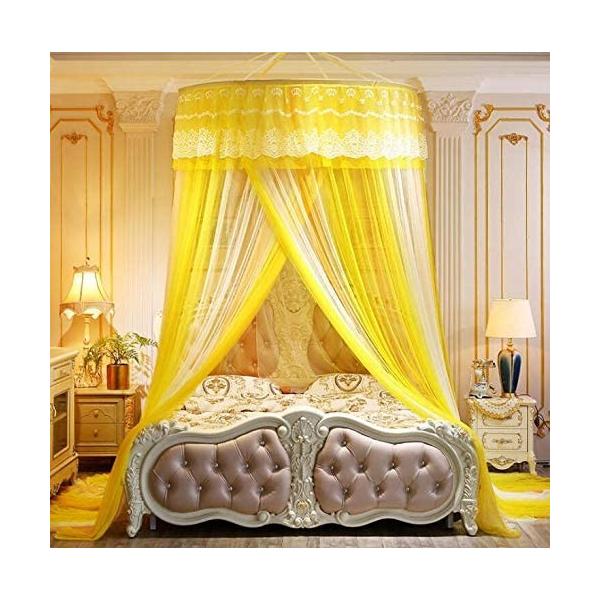 【サイズ】 (約)直径150cm　高さ300cm【素材】：ポリエステル繊維100% 蚊や他の厄介な飛行昆虫に対する本質的な保護を提供，大人も子供も害虫から守ってくれるので安心して眠れます。【安眠必需品】蚊や他の厄介な飛行昆虫に対する本質的な...