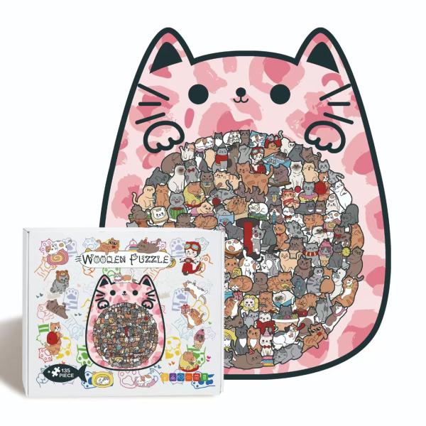 商品仕様- ピース数：135ピース- 材質：高品質木材（HDF）- 難易度：★★★★★（大人向け高難度）- 対象年齢：8歳以上- サイズ：約25.5×27cm