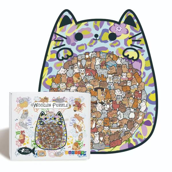 商品仕様- ピース数：135ピース- 材質：高品質木材（HDF）- 難易度：★★★★★（大人向け高難度）- 対象年齢：8歳以上- サイズ：約25.5×27cm