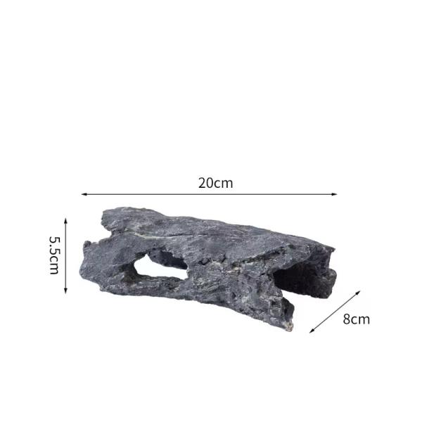 - 多機能な利用：- 素材：ポートランドセメント-サイズ：20cm*8cm*5.5cm-重さ：514g- 隠れ家：リザード、ヤモリ、ヘビなどの爬虫類が安心して身を隠せるスペースを提供。- 休憩・脱皮場所：表面の粗い質感が脱皮を助け、また日向...
