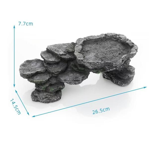 - 多機能な利用：- 素材：樹脂-サイズ：26.5cm*14.5cm*7.7cm-重さ：595g- 隠れ家：リザード、ヤモリ、ヘビなどの爬虫類が安心して身を隠せるスペースを提供。- 休憩・脱皮場所：表面の粗い質感が脱皮を助け、また日向ぼっこ...