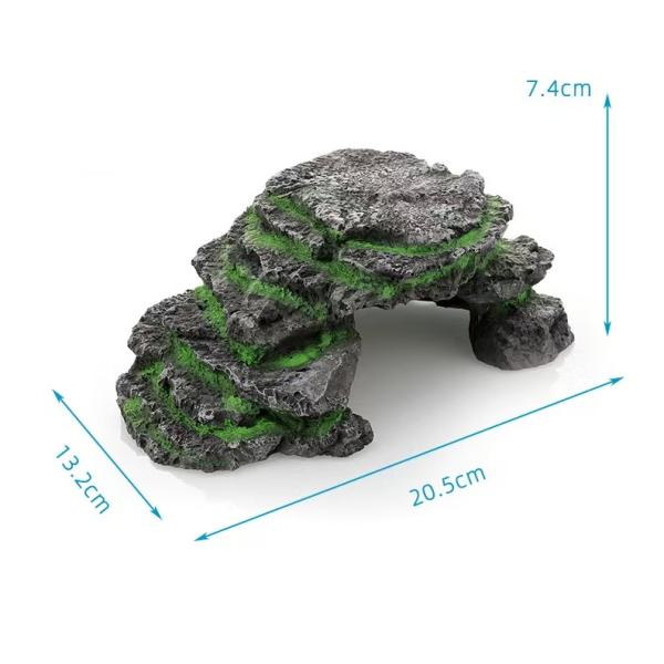 - 多機能な利用：- 素材：樹脂-サイズ：20.5cm*13.2cm*7.4cm-重さ：560g- 隠れ家：リザード、ヤモリ、ヘビなどの爬虫類が安心して身を隠せるスペースを提供。- 休憩・脱皮場所：表面の粗い質感が脱皮を助け、また日向ぼっこ...