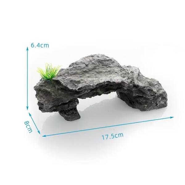 - 多機能な利用：- 素材：樹脂-サイズ：17.5cm*8cm*6.4cm-重さ：212g- 隠れ家：リザード、ヤモリ、ヘビなどの爬虫類が安心して身を隠せるスペースを提供。- 休憩・脱皮場所：表面の粗い質感が脱皮を助け、また日向ぼっこや休息...