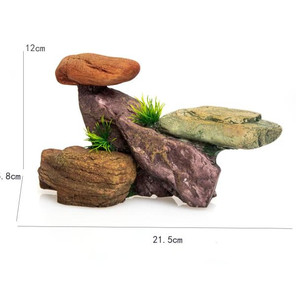 - 多機能な利用：- 素材：樹脂-サイズ：21.5cm*5.8cm*12cm-重さ：370g- 隠れ家：リザード、ヤモリ、ヘビなどの爬虫類が安心して身を隠せるスペースを提供。- 休憩・脱皮場所：表面の粗い質感が脱皮を助け、また日向ぼっこや休...