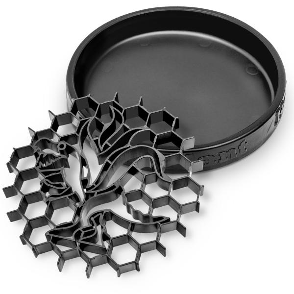 【商品名】怪獣ソーサー No.4【材質】 ポリプロピレン (PP)【スタイル】 No.4【植物/動物商品のタイプ】 サキュレント【サイズ】 13x13x2.3cm（奥行×幅×高さ）【商品特徴】 (1) 2WAY仕様の鉢皿：メッシュプレート付...