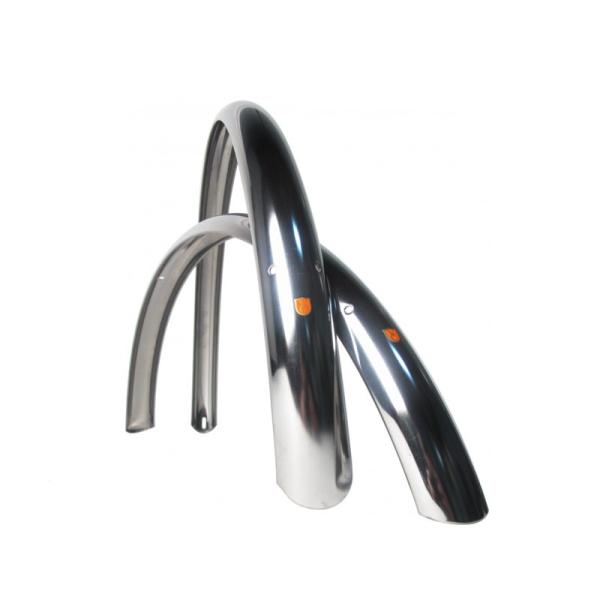 ブランド : Velo Orange ベロオレンジ商品名 : VO Stainless Steel 60mm Fenders 26" ATB ステンレス スチール フェンダーWheel Size : 26"Fender width : 60...