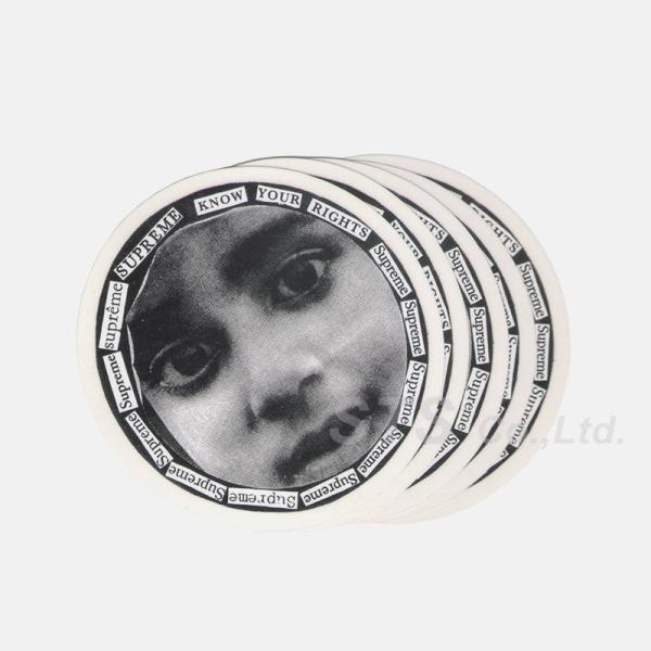 ブランド : Supreme シュプリーム商品名 : Know Your Rights StickerColor : Whiteキーワード：爆買