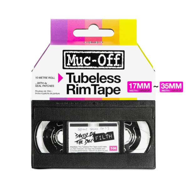 ブランド : MUC-OFF マックオフ商品名 : RIM TAPE 10M ROLL　リムテープ 10メーターロール幅：17mm/ 21mm / 25mm / 30mm / 35mmTubeless Rim Tape（チューブレスリムテー...