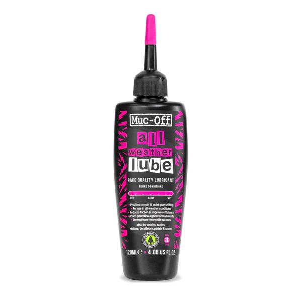 ブランド：MUC-OFF　マックオフ商品名：ALL WEATHER LUBE 120ml　オールウェザールブ容量 120ml全天候対応型のチェーンオイルキーワード：爆買