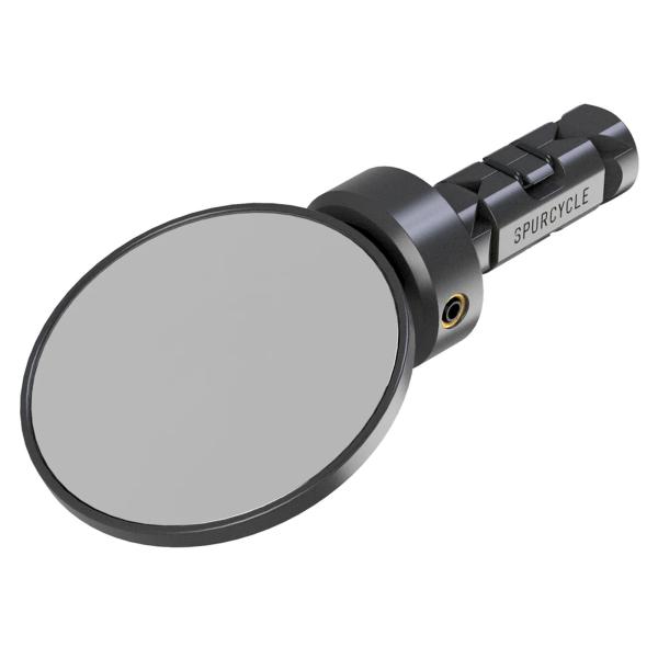 ブランド：Spurcycle商品名：R50 Mirror 50mm ミラーカラー：BlackMaterial: Composite Nylon with Glass Mirrorサイズ 直径35mm / 直径50mm重量 R35 31g /...