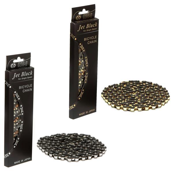 ブランド：IZUMI（イズミ）商品名：Jet Black Chain（ジェットブラックチェーン）International name：ES410 JB/G、ES410 JB/Sカラー：Black/Gold、Black/Silverサイズ：1...