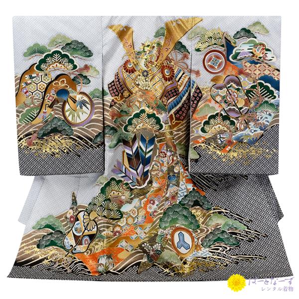 【商品番号】4AL0124【レンタル期間】最大3泊4日（ご利用日の翌日中にご返送手続きをお願いします。）【セット内容】着物、長襦袢、よだれかけ、帽子、お守り【きもの素材】化繊【備考】※レンタル用の商品です。販売用ではありません。※ご予約状況...