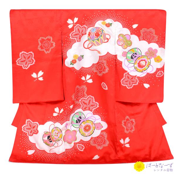 【商品番号】4AM0028【レンタル期間】最大3泊4日（ご利用日の翌日中にご返送手続きをお願いします。）【セット内容】着物、長襦袢、よだれかけ、帽子、お守り【きもの素材】正絹【備考】※レンタル用の商品です。販売用ではありません。※ご予約状況...