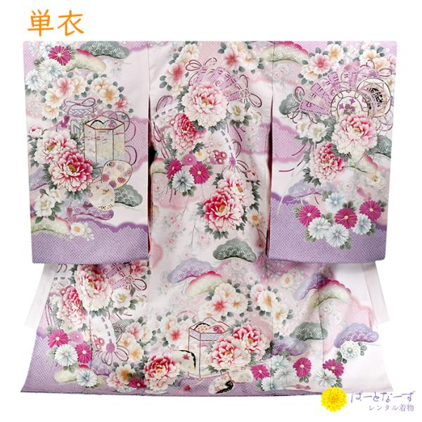 ●〇● こちらは夏向けの衣裳です 〇●〇【商品番号】4AM0195【レンタル期間】最大3泊4日（ご利用日の翌日中にご返送手続きをお願いします。）【セット内容】着物、長襦袢、よだれかけ、帽子、お守り【きもの素材】化繊の単衣(6〜9月)【ブラン...
