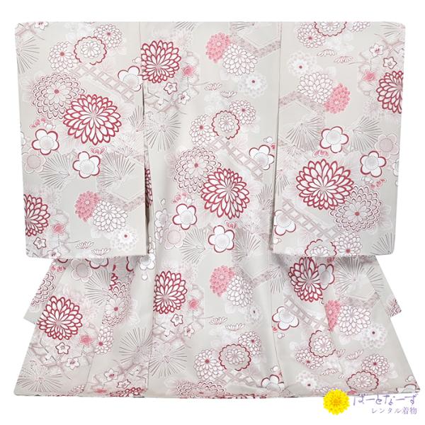 【商品番号】4AM0199【レンタル期間】最大3泊4日（ご利用日の翌日中にご返送手続きをお願いします。）【セット内容】着物、長襦袢、よだれかけ、帽子、お守り【きもの素材】化繊【備考】※レンタル用の商品です。販売用ではありません。※ご予約状況...