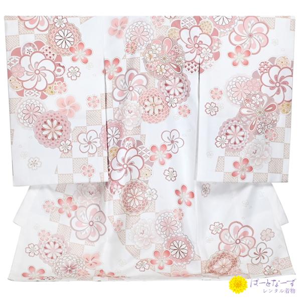 【商品番号】4AM0228【レンタル期間】最大3泊4日（ご利用日の翌日中にご返送手続きをお願いします。）【セット内容】着物、長襦袢、よだれかけ、帽子、お守り【きもの素材】化繊【備考】※レンタル用の商品です。販売用ではありません。※ご予約状況...