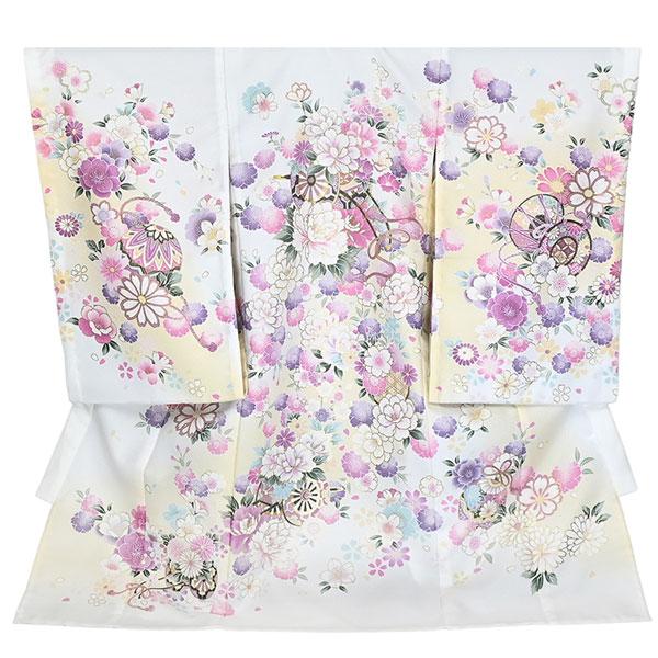 ●〇● こちらは夏向けの衣裳です 〇●〇【商品番号】4AM0240【レンタル期間】最大3泊4日（ご利用日の翌日中にご返送手続きをお願いします。）【セット内容】着物、長襦袢、よだれかけ、帽子、お守り【きもの素材】化繊の単衣(6〜9月)【備考】...