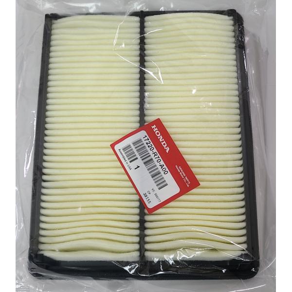 自動車エンジン用エアフィルター※画像は製品イメージです。形状等は製品により異なります。品番：17220-R70-A00適応：インスパイア 型式：CP3 年式：2008年モデル〜2012年モデルエンジン・仕様：J35A※適応代表車種での掲載で...