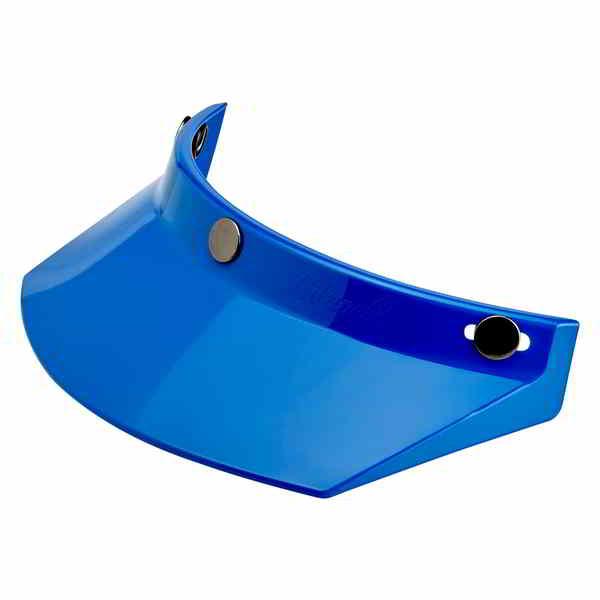 ビルトウェル 2002-564  ドラッグスペシャリティーズ 0132-1138 01321138 3-Snap Moto Helmet Visor Moto 3-Snap Visor - Blue  BILTWELL