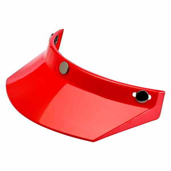 ビルトウェル 2002-563  ドラッグスペシャリティーズ 0132-1139 01321139 3-Snap Moto Helmet Visor Moto 3-Snap Visor - Red  BILTWELL
