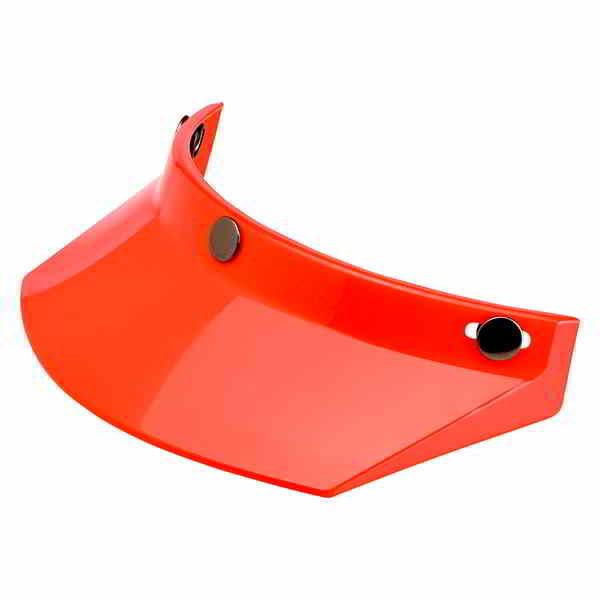 ビルトウェル 2002-565  ドラッグスペシャリティーズ 0132-1140 01321140 3-Snap Moto Helmet Visor Moto 3-Snap Visor - Orange  BILTWELL