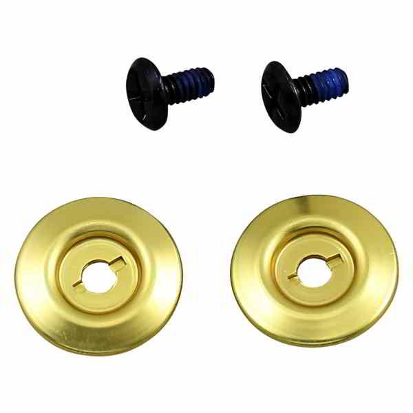 ビルトウェル 0034-150-66  ドラッグスペシャリティーズ 0133-1343 01331343 Gen 2 Helmet Hardware Kit Gen 2 Hardware Kit - Black Screw - Gold B...
