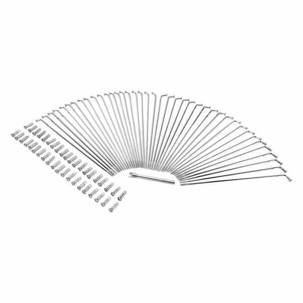 ドラッグスペシャリティーズ 0211-0121  ドラッグスペシャリティーズ 0211-0121 02110121 Chrome and Stainless Steel Spoke Set Spoke Set - Drop Center -...