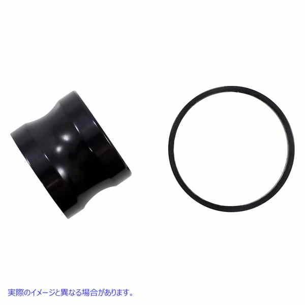 コビントンズ C0008-B 02220628 0222-0628 アクスルスペーサー - スムース - ブラック - ABS アクスルスペーサー - スムーズ - ブラック - ABS Front Axle Spacer Kit Axle...