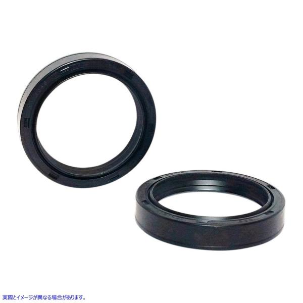 ケーアンドエス・テクノロジーズ 16-1046  ドラッグスペシャリティーズ 0407-0572 04070572 Fork Seals ― 43.00 mm, Street/Off-Road Fork Seals - 43 mm x 55...