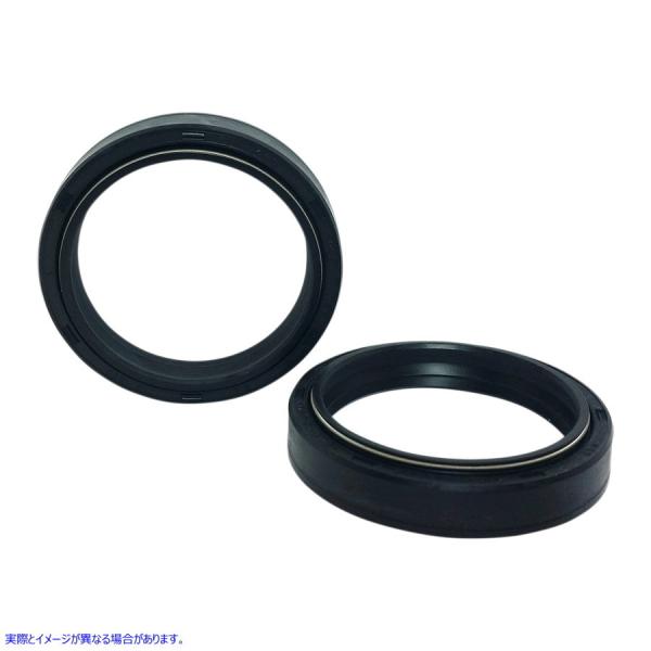 ケーアンドエス・テクノロジーズ 16-1050  ドラッグスペシャリティーズ 0407-0576 04070576 Fork Seals ― 46.00 mm, Street/Off-Road Fork Seals - 46 mm x 58...