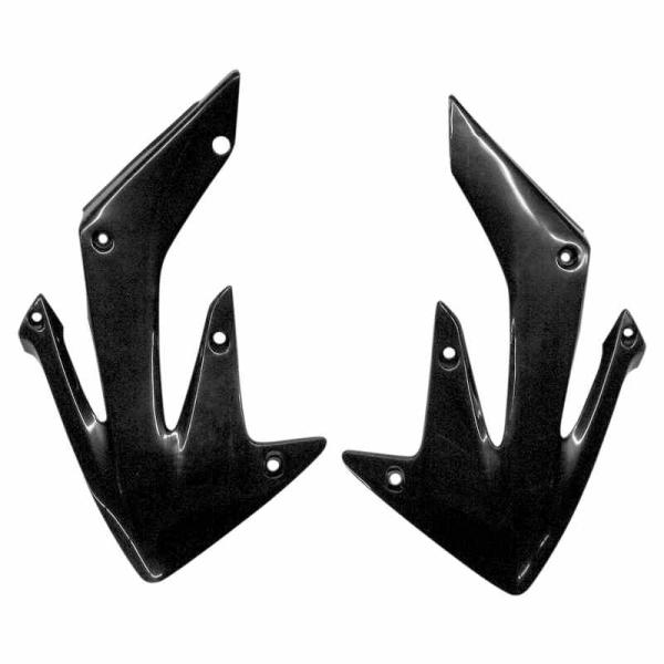 ユーフォー HO03634-001  ドラッグスペシャリティーズ 0520-0106 05200106 Replacement Radiator Shrouds Radiator Covers - Black  UFO