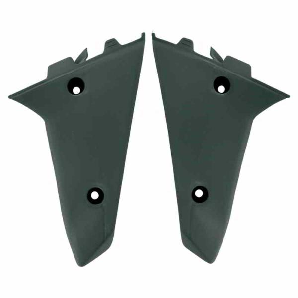 ユーフォー HU03318-380  ドラッグスペシャリティーズ 0520-0400 05200400 Replacement Radiator Shrouds Radiator Cover - Graphite - Lower  UFO