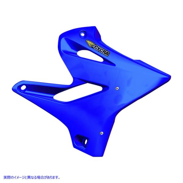 サイクラ 1CYC-1783-62  ドラッグスペシャリティーズ 0520-1437 05201437 Powerflow Intake Radiator Shrouds PowerFlow Shrouds -  Blue  CYCRA