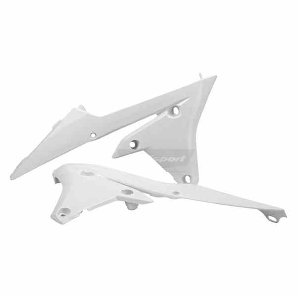 ポリスポーツ 8417200002  ドラッグスペシャリティーズ 0520-1675 05201675 Radiator Covers For Yamaha Radiator Cover - White - YZF/YZFX | WRF  ...