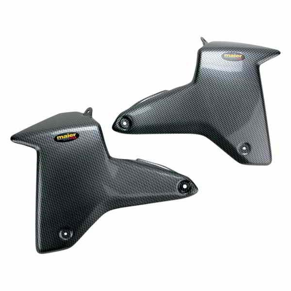 マイヤー 17805-30 05210528 0521-0528  エアスクープ - ブラックカーボン SCOOPS AIR LTR450 BCF Replacement Radiator Plastic Air Scoops - Blac...