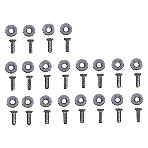 ムース・オフロード 100-1014-PU 05211831 0521-1831  フェンダーワッシャーキット - シルバー FENDER WSHR KT MSE SIL-20 Fender Washer Kit Fender Washer...