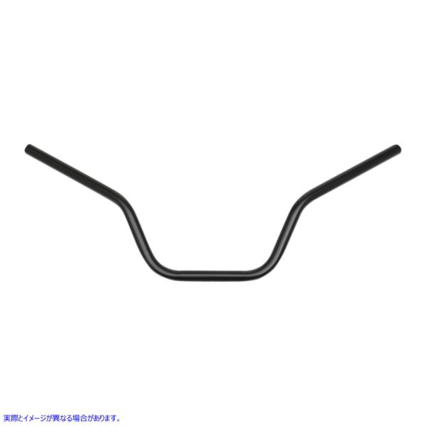 エムゴ 23-12550S  ドラッグスペシャリティーズ 0601-2576 06012576 7/8" OEM-Style Handlebar Satin Black Yamaha Special Handlebar END RISE I...