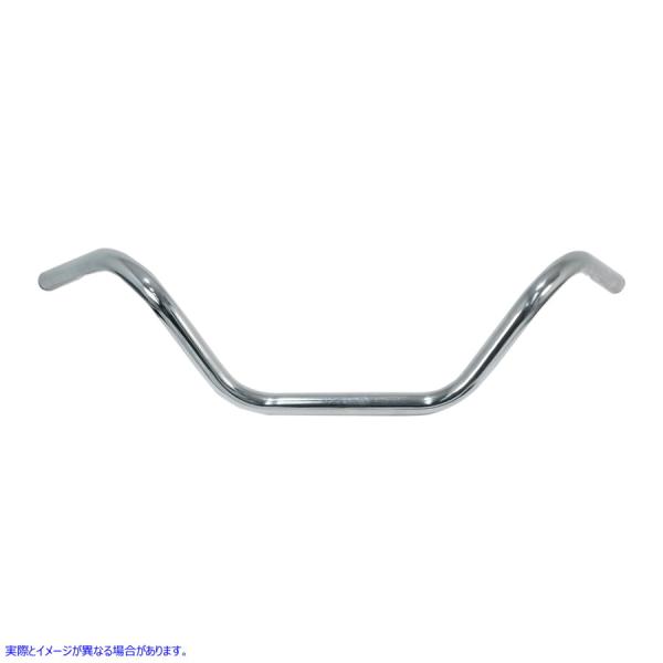 エムゴ 07-92427  ドラッグスペシャリティーズ 0601-3297 06013297 1" Handlebar ― Sports Rise Chrome Sport Handlebar w/ Dimples  EMGO