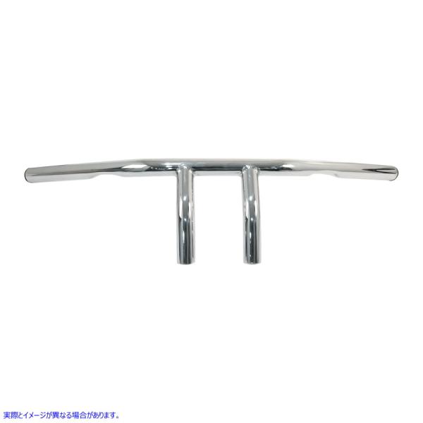 エムゴ 07-93420  ドラッグスペシャリティーズ 0601-3309 06013309 1" T-Bar Handlebar Chrome 4" T-Bar Handlebar w/ Dimples  EMGO