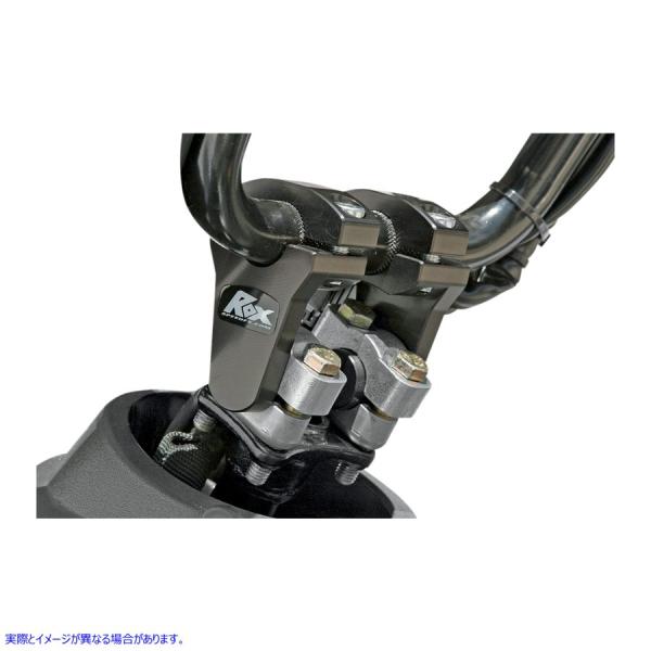 ロックスピード FX 1R-P2SS  ドラッグスペシャリティーズ 0602-0296 06020296 Pivoting Handlebar Riser for 7/8" Bar Clamps Black Rox 2" Pivot Ris...
