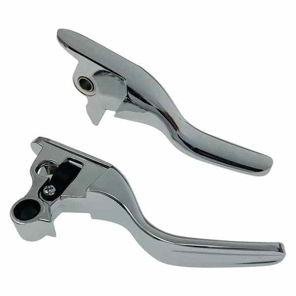 ドラッグスペシャリティーズ   ドラッグスペシャリティーズ 0610-2323 06102323 Short Lever Set Lever Set - Short - Chrome  DRAG SPECIALTIES