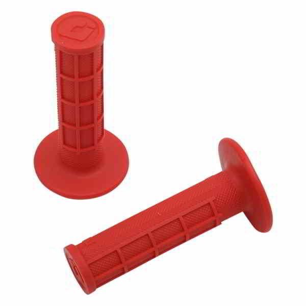 オーディーアイ H01RFR 06300874 0630-0874 グリップ - ラフィアン - ハーフワッフル - レッド GRIPS ODI 1/2 WAFF RD Ruffian MX Half Waffle Single-Ply G...