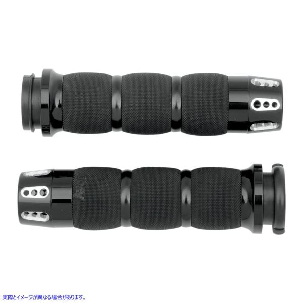 エイボングリップ AIR-90-AN-FL-GA  ドラッグスペシャリティーズ 0630-1189 06301189 Gatlin Air Cushioned Grips Black Gatlin Air Cushioned Grips f...